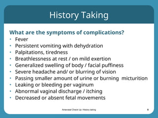 ANTENATAL HISTORY COnnnnnnnnnnnnnLLECTION.ppt