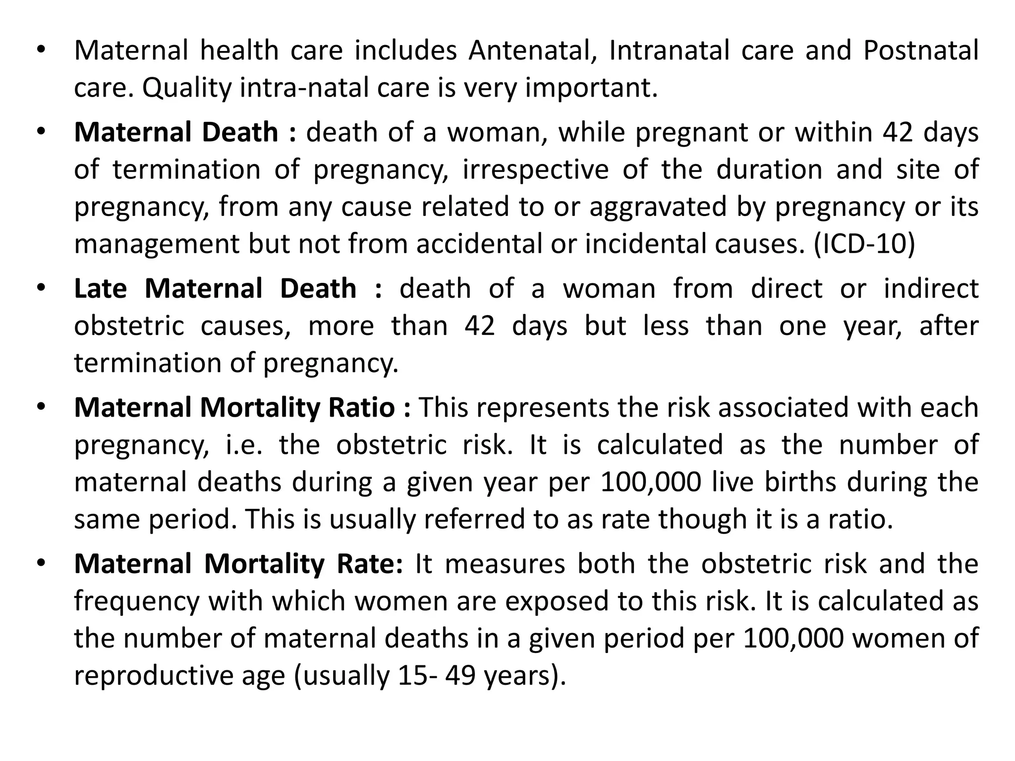 Antenatal & intra natal care | PPTX