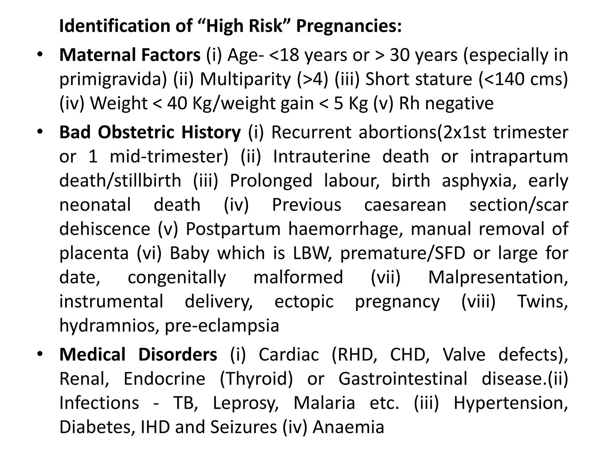 Antenatal & intra natal care | PPTX