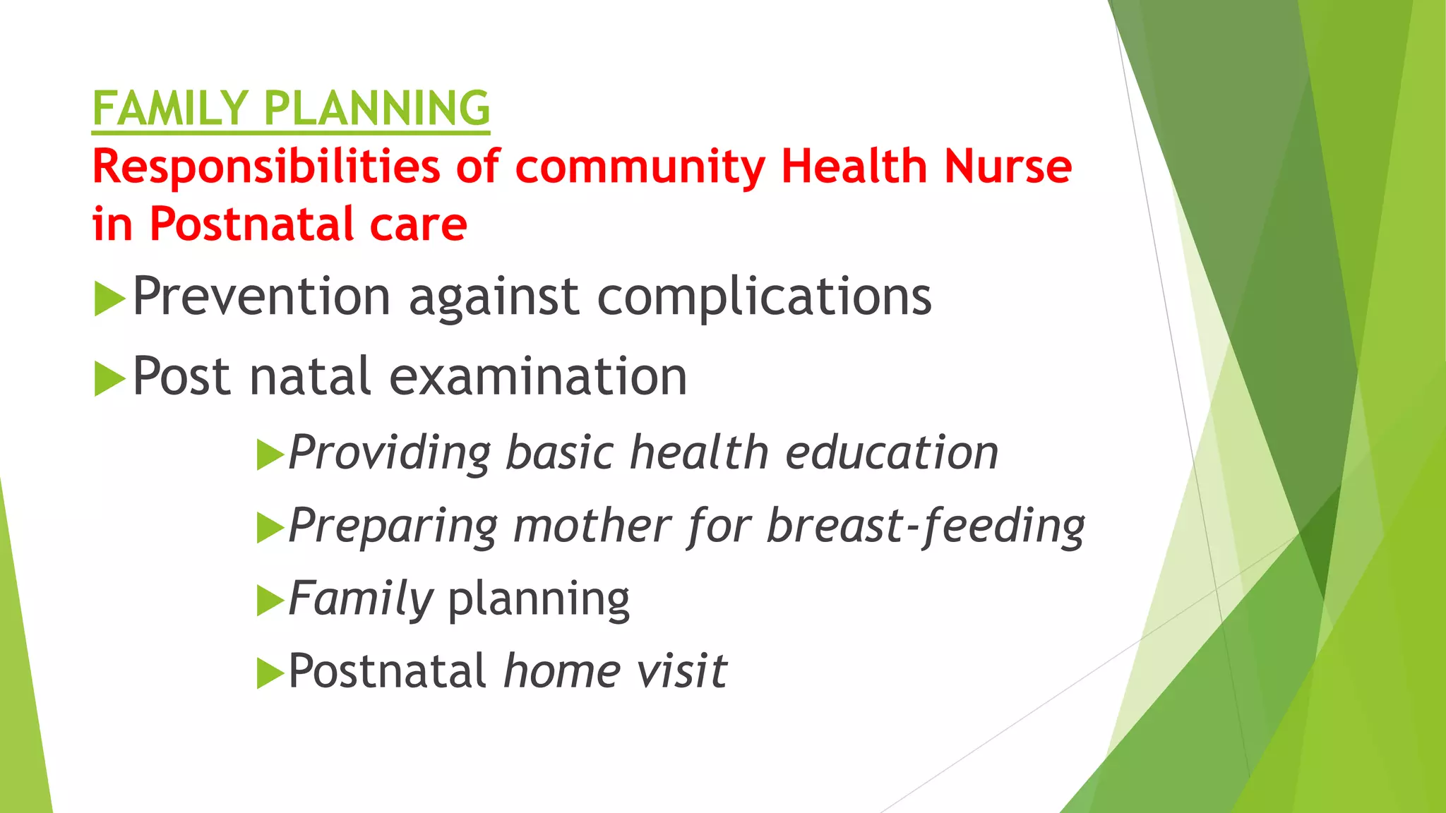 Antenatal intranatal and post natal services | PPTX