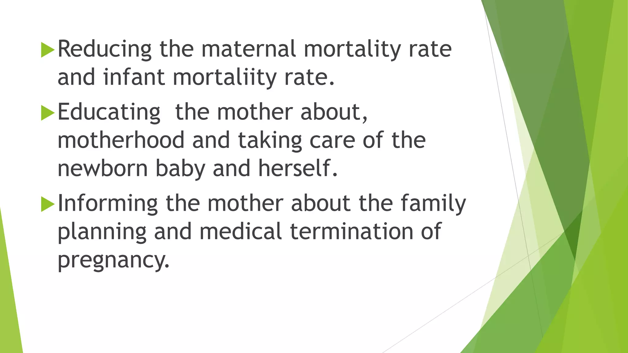 Antenatal intranatal and post natal services | PPTX