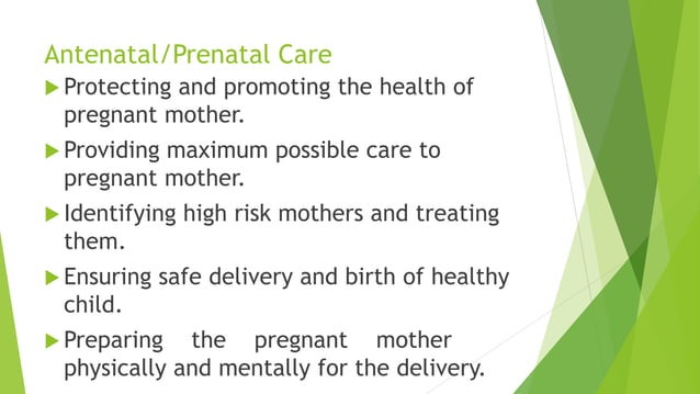 Antenatal intranatal and post natal services | PPTX