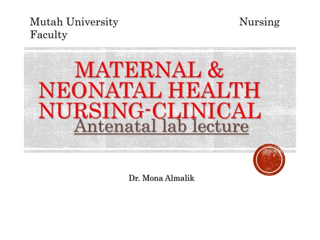 Antenatal lab lecture-Terms, Code and Calculation.pptx