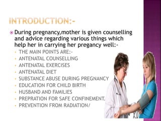 Antenatal preparation | PPTX