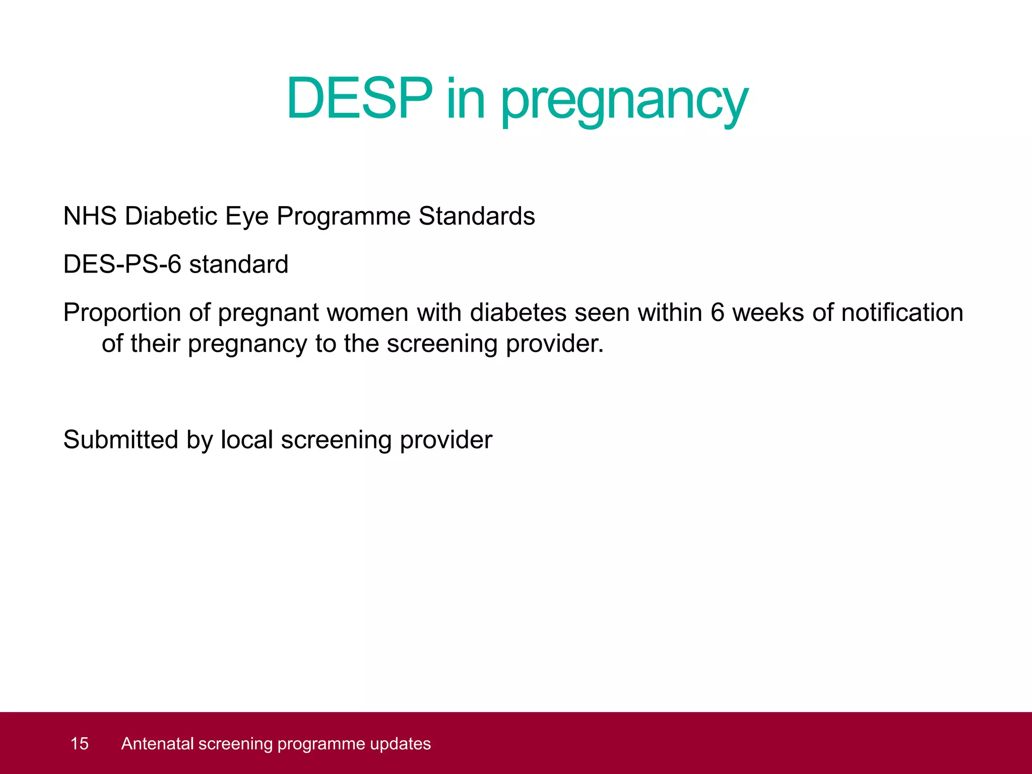 Antenatal programme updates | PDF