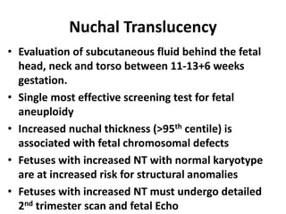 Antenatal ultrasound | PPTX