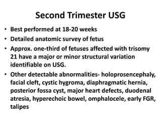 Antenatal ultrasound | PPTX