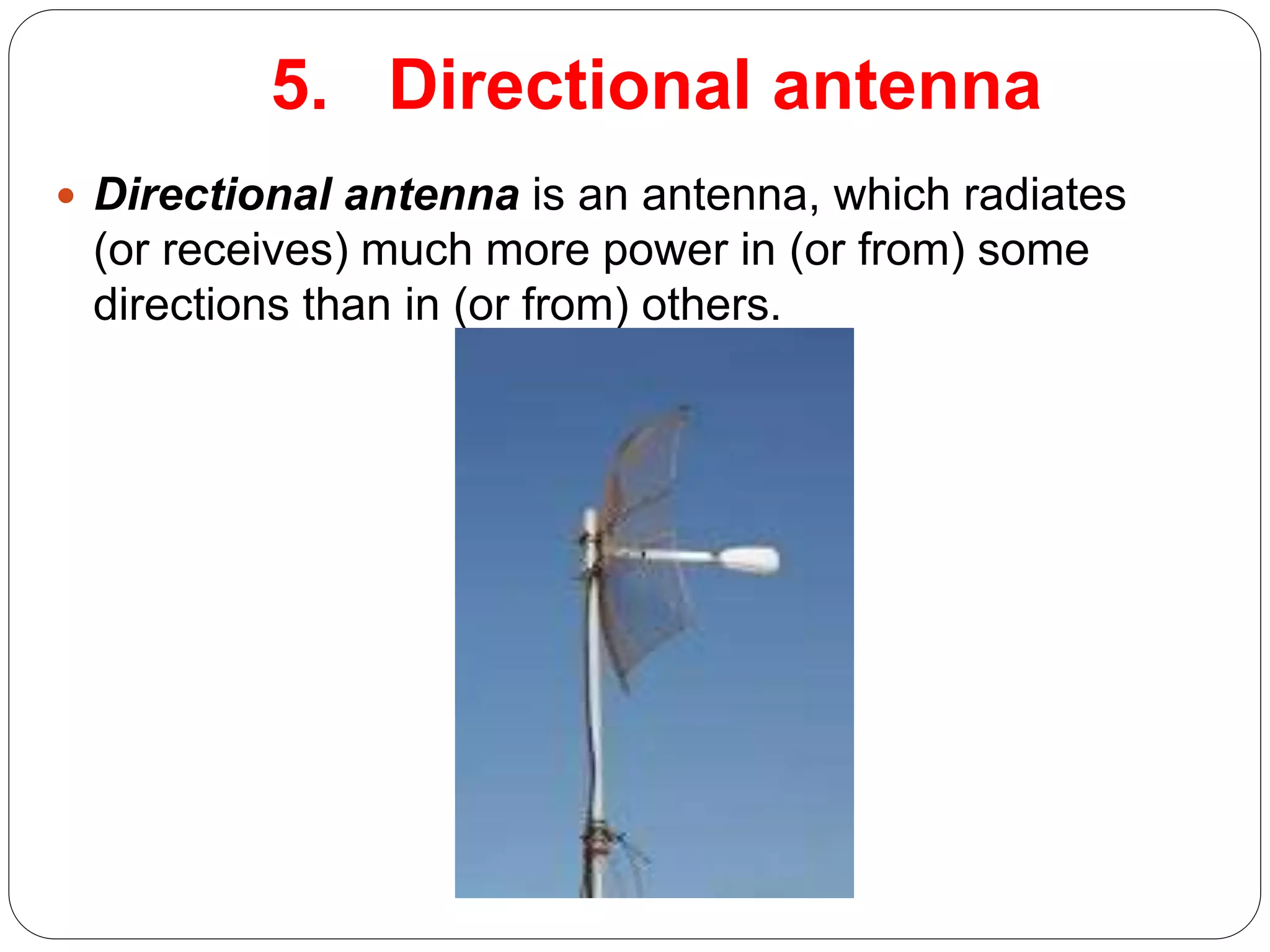 ANTENNA AND ITS TYPES | PPTX