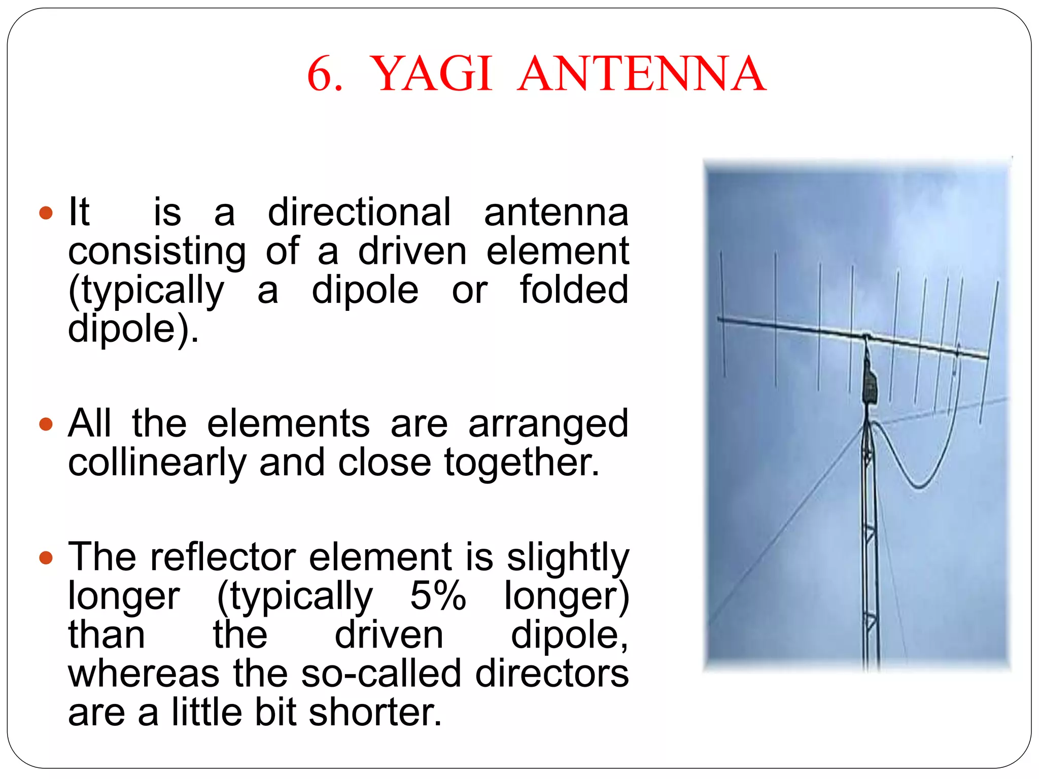 ANTENNA AND ITS TYPES | PPTX