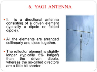 ANTENNA AND ITS TYPES | PPTX