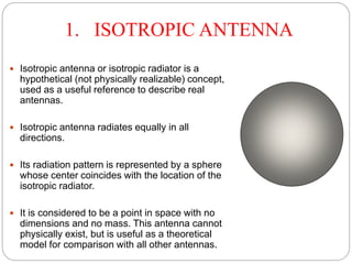 ANTENNA AND ITS TYPES | PPTX