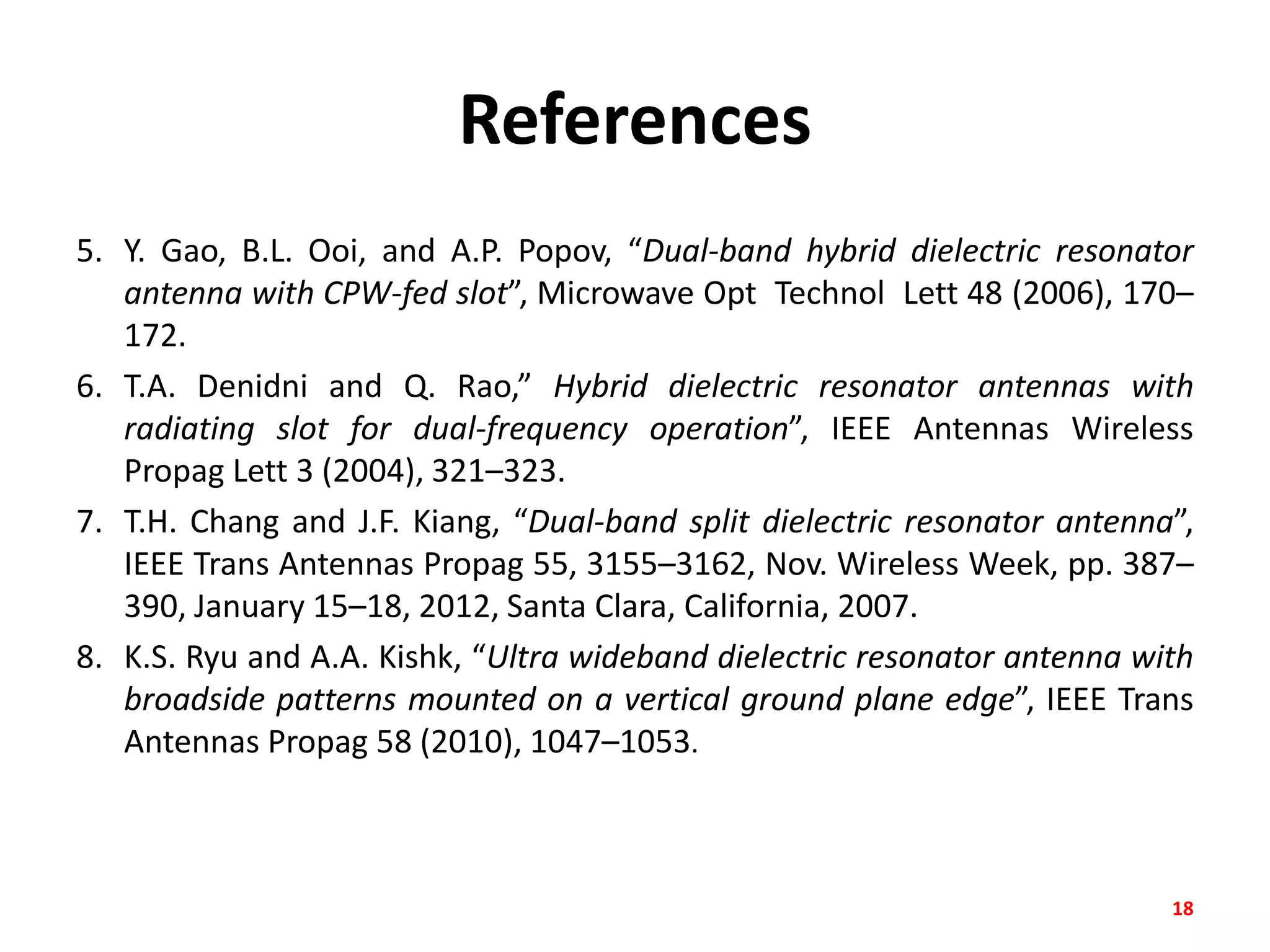 Antenna Design MTech Project | PPTX
