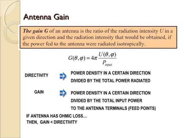 Antenna PARAMETERS | PPT | Physics | Science
