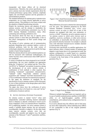 "Performance Specification of Active Antenna Systems" | PDF | Space and ...