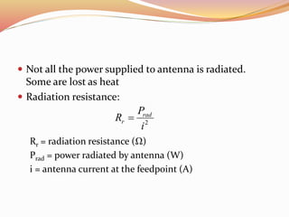 Antenna and propagation | PPTX