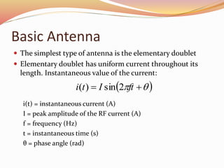 Antenna and propagation | PPTX