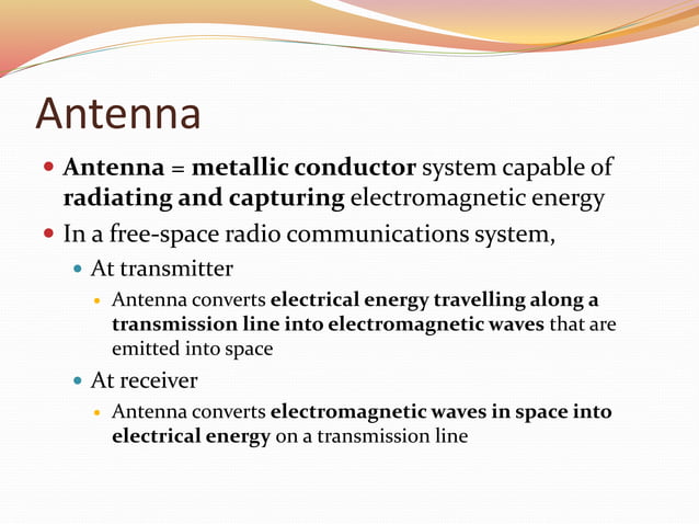 Antenna and propagation | PPTX