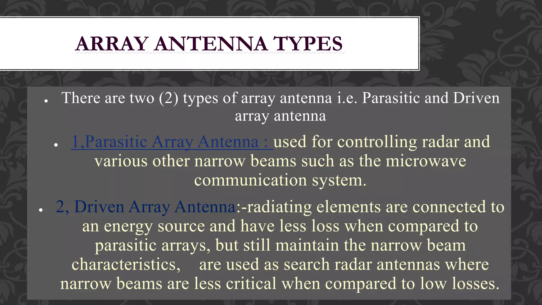 Antenna array | PPT