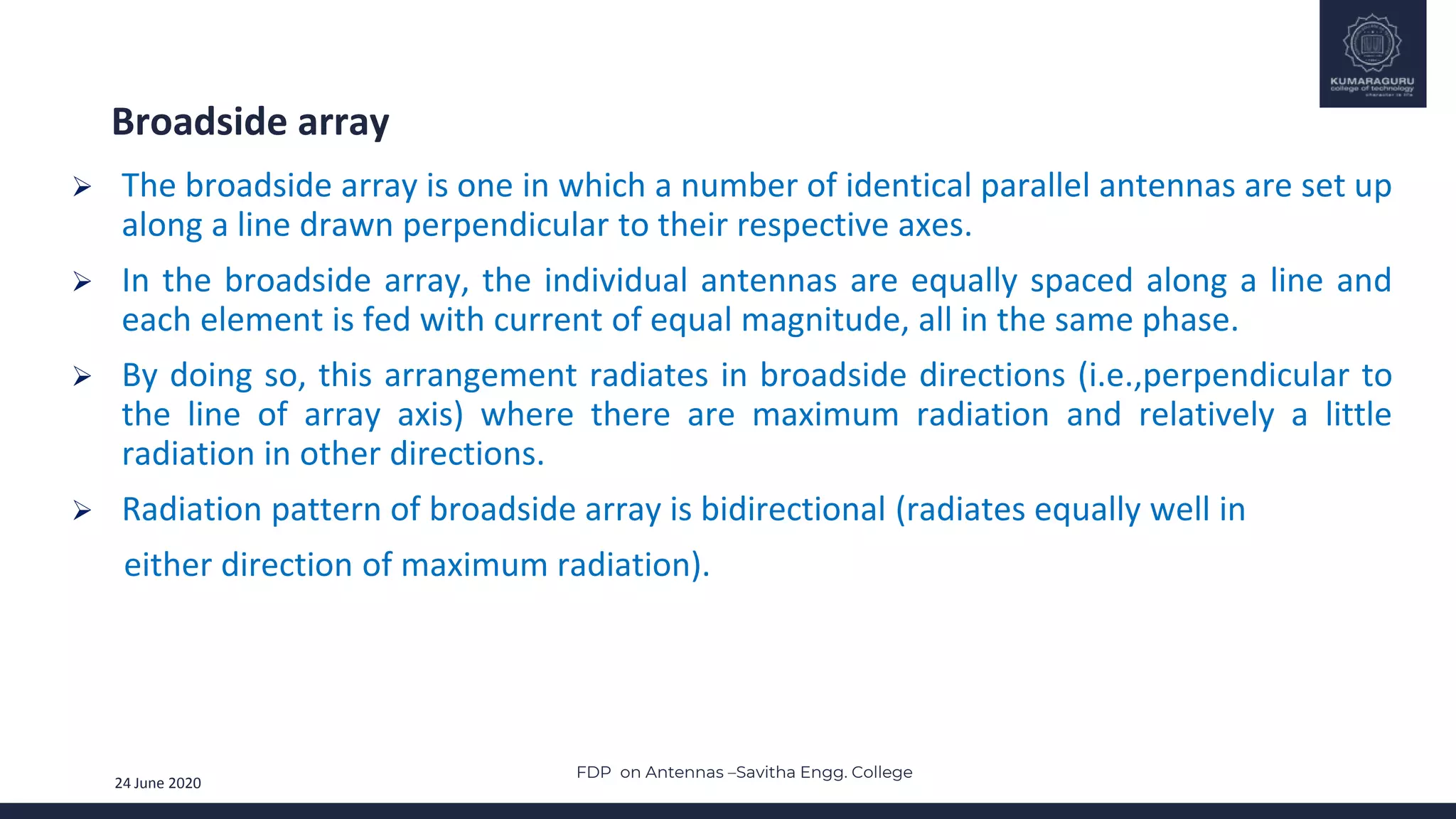 Antenna array | PPTX