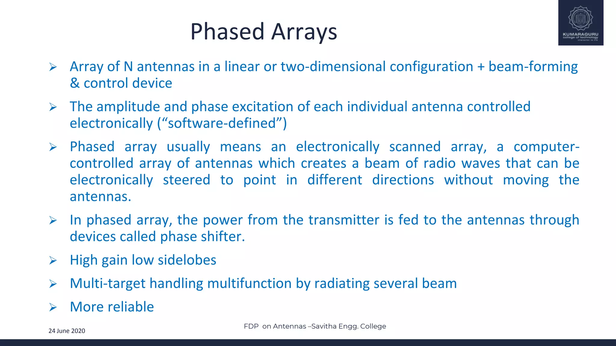 Antenna array | PPTX