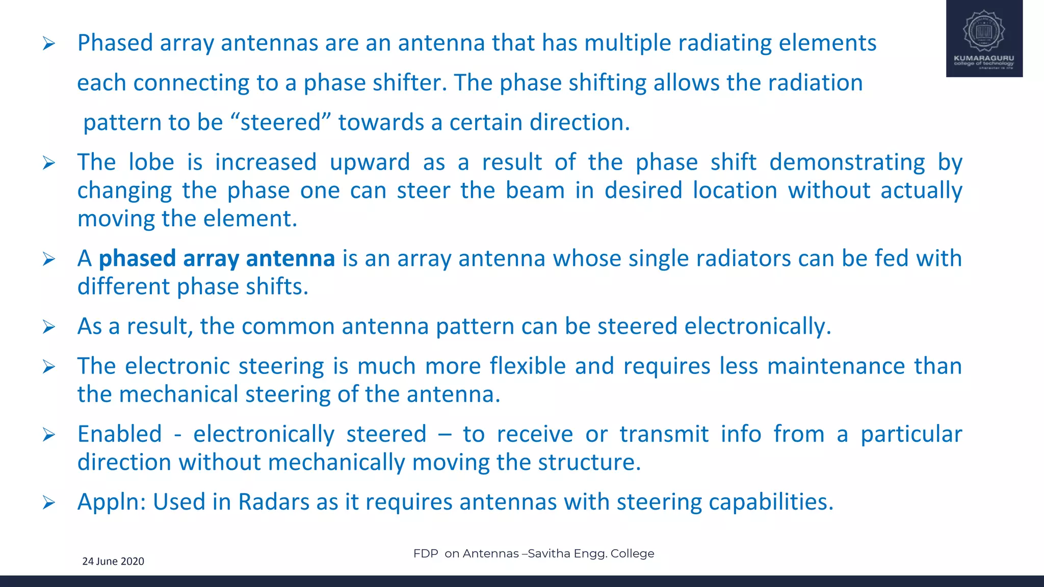 Antenna array | PPTX
