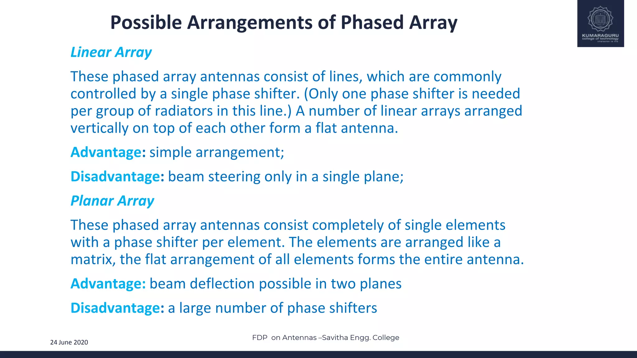 Antenna array | PPTX