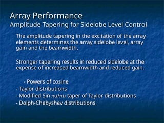 ANTENNA ARRAYSANTENNA ARRAYSANTENNA ARRAYS.ppt