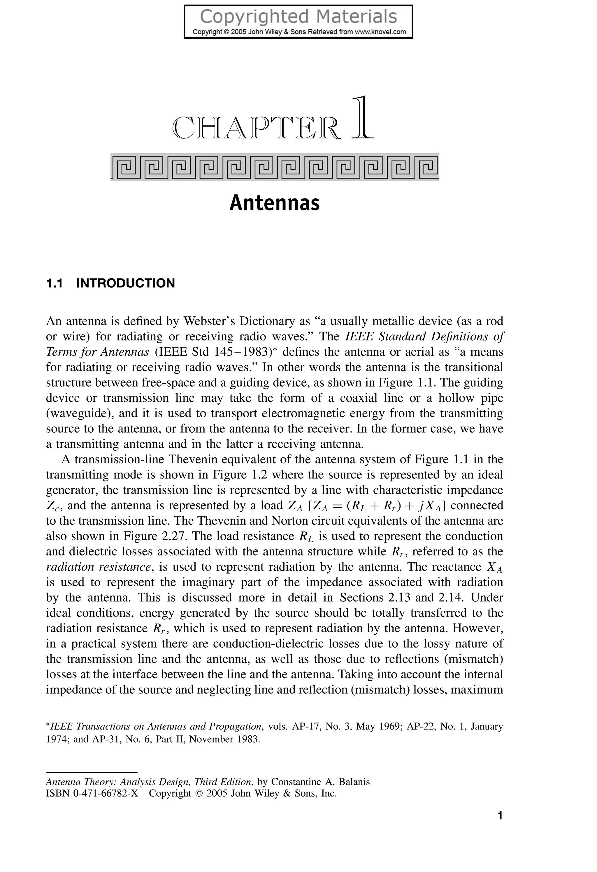 Antenna Balanis | PDF