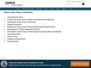 Antenna Engineering Training Boot Camp | PPT