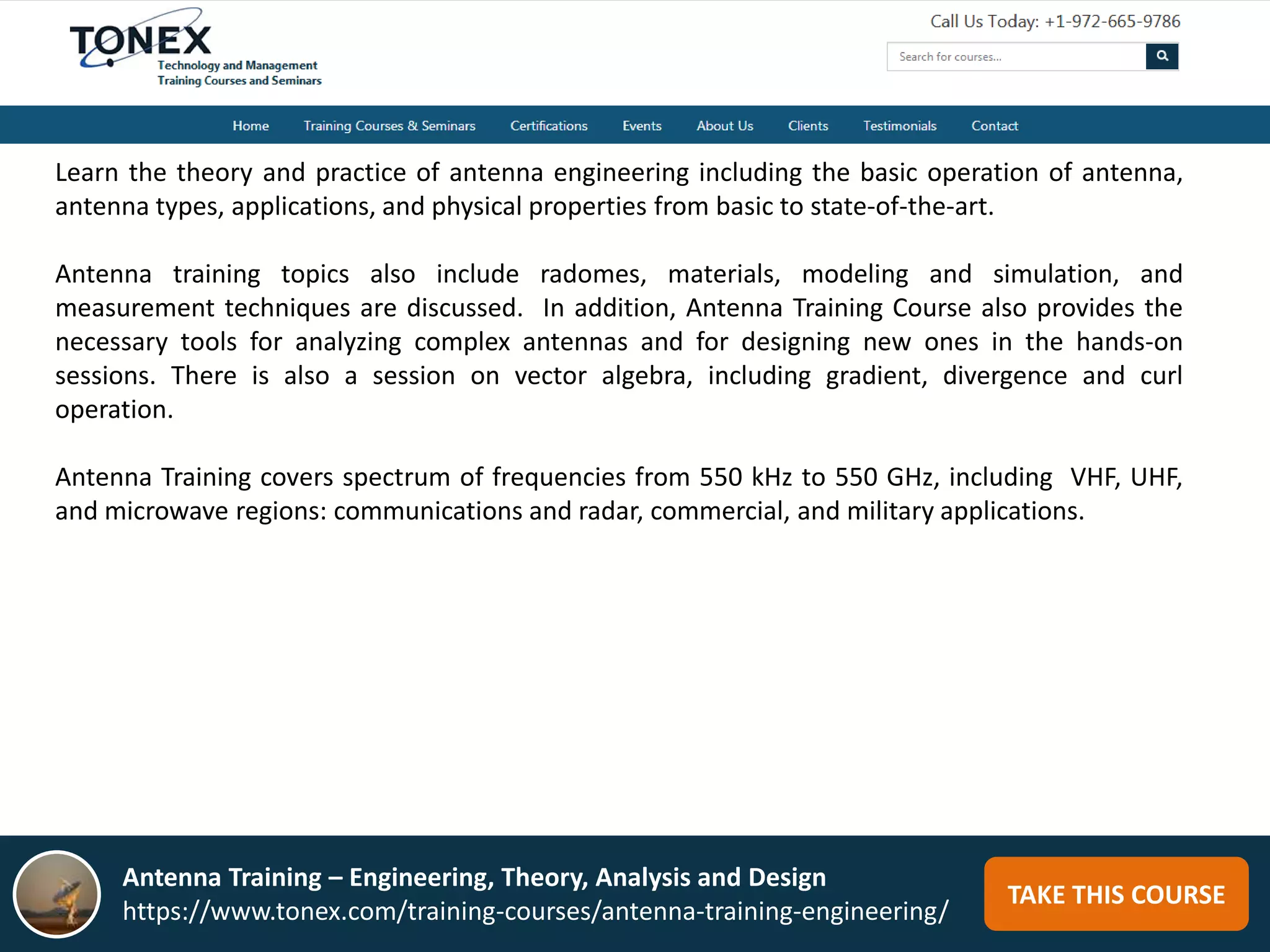 Antenna Engineering Training ,Theory, Analysis and Design | PPTX