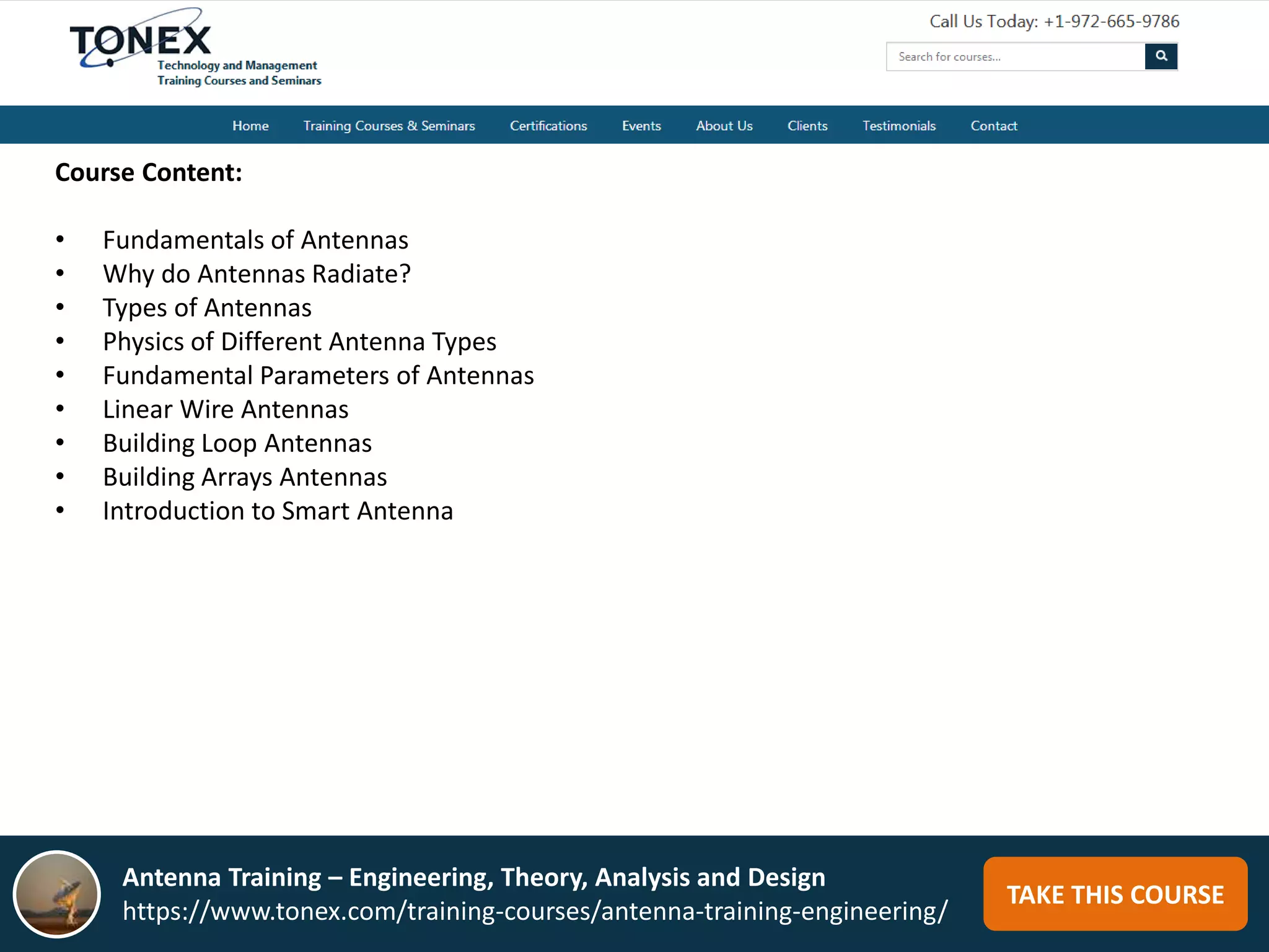 Antenna Engineering Training ,Theory, Analysis and Design | PPTX