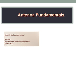 Antenna fundamentals | PPT