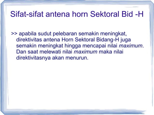 antenna horn-H1.ppt
