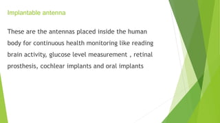 Antenna in medical applications.pptx