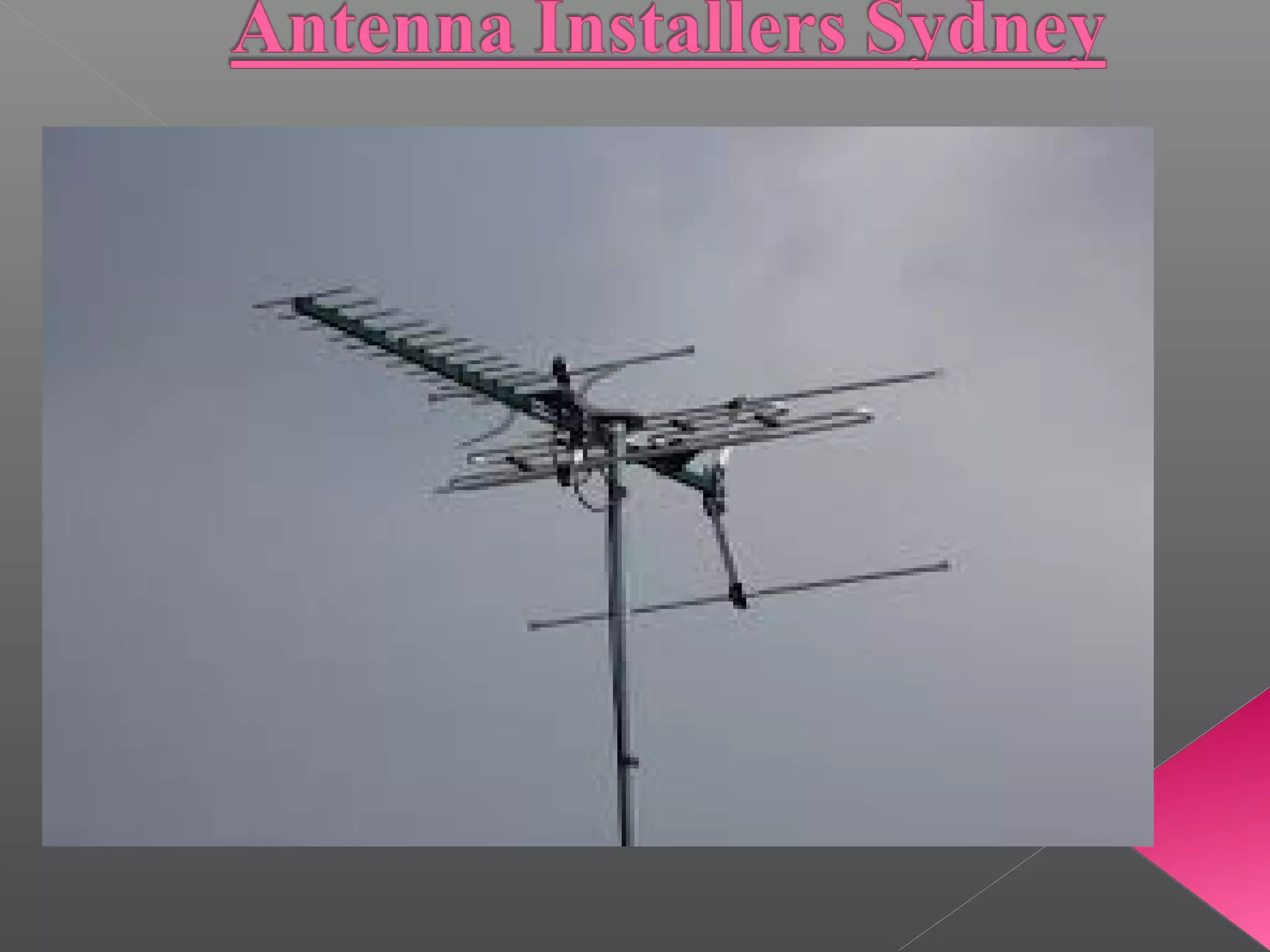 Antenna Installers Sydney | PPT