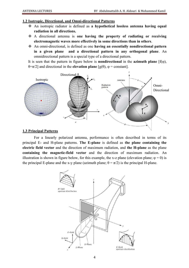 Antenna Lecture course CHapter one 1.pdf | Physics | Science