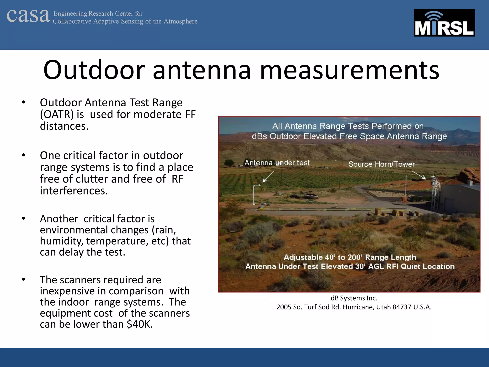 Phased Array Antenna Measurement in Near Field Range, Jorge Salazar | PDF
