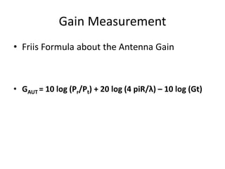 Antenna Measurements PowerPoint presentation | PDF