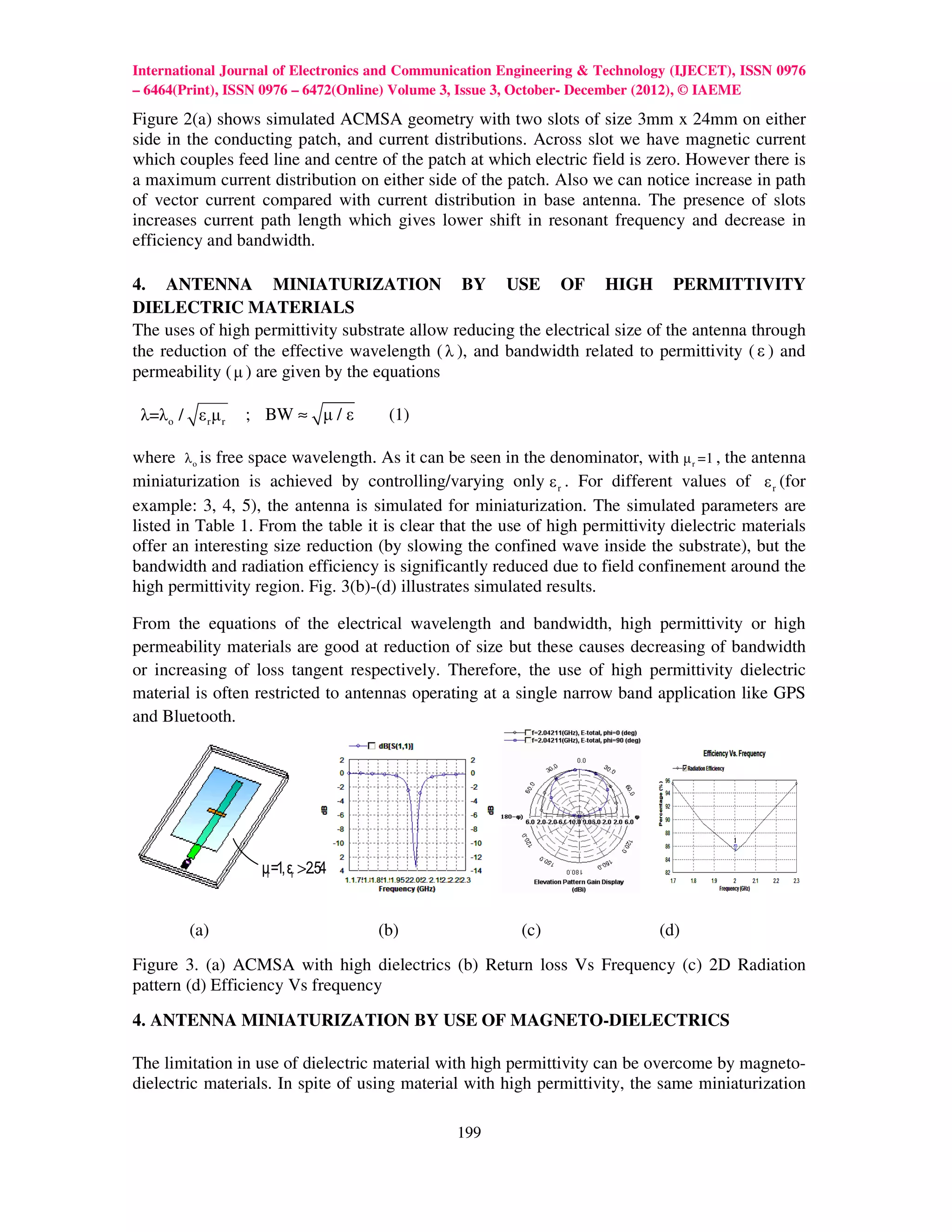 Antenna Miniaturization Techniques Pdf