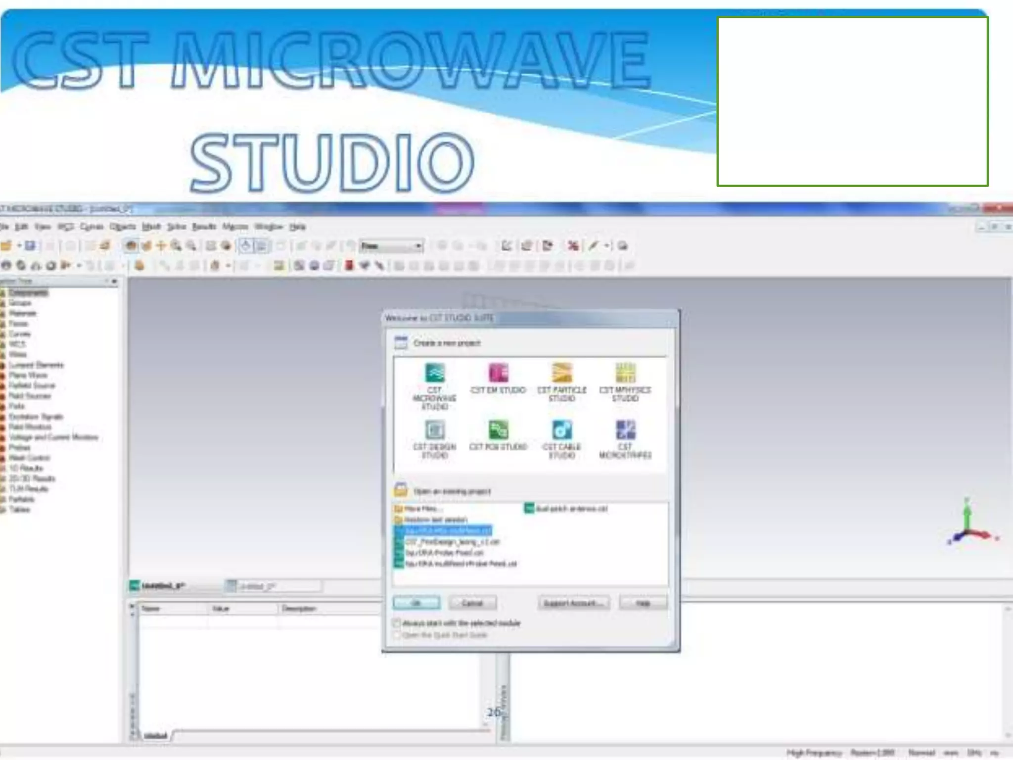 Antenna software CST (computer simulation Technolgy) | PPT