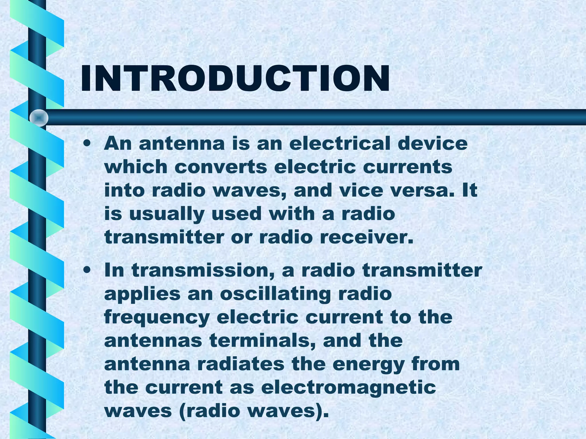 Antenna presentation | PPT