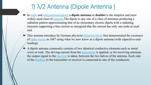 Antenna presentation PPT | PPTX