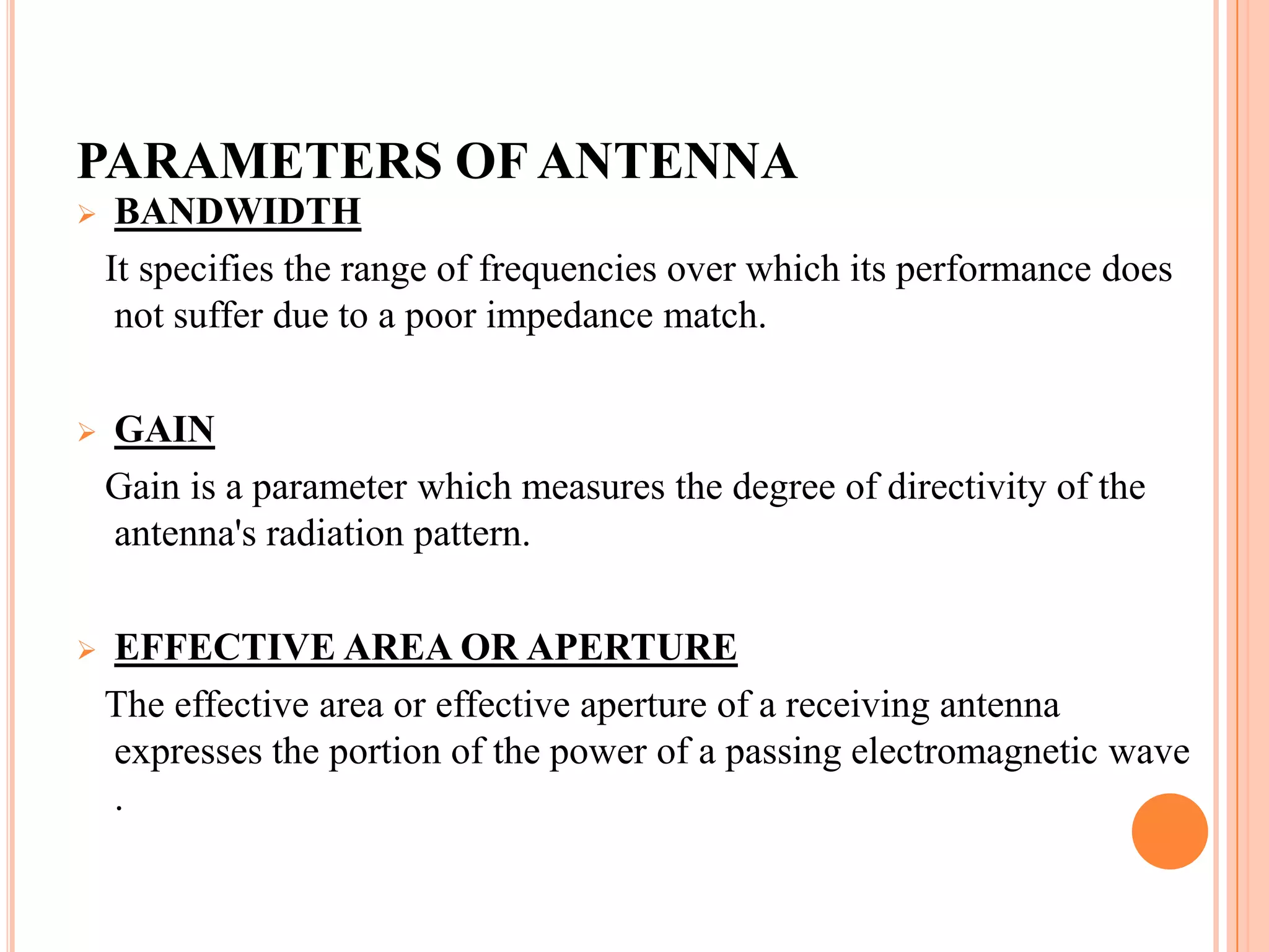 Antennas used in mobiles | PPTX
