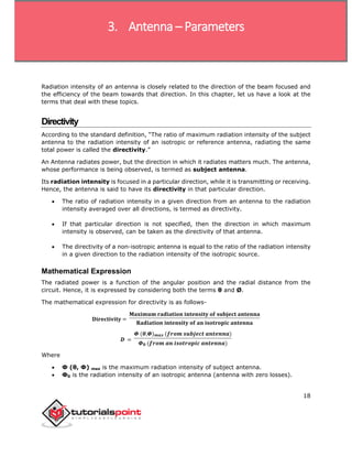 Antenna theory tutorial | PDF