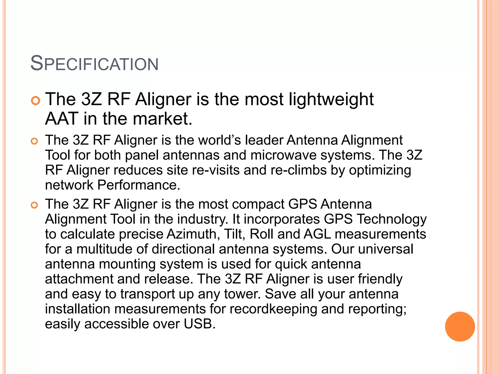 Antenna alignment tool | PPT