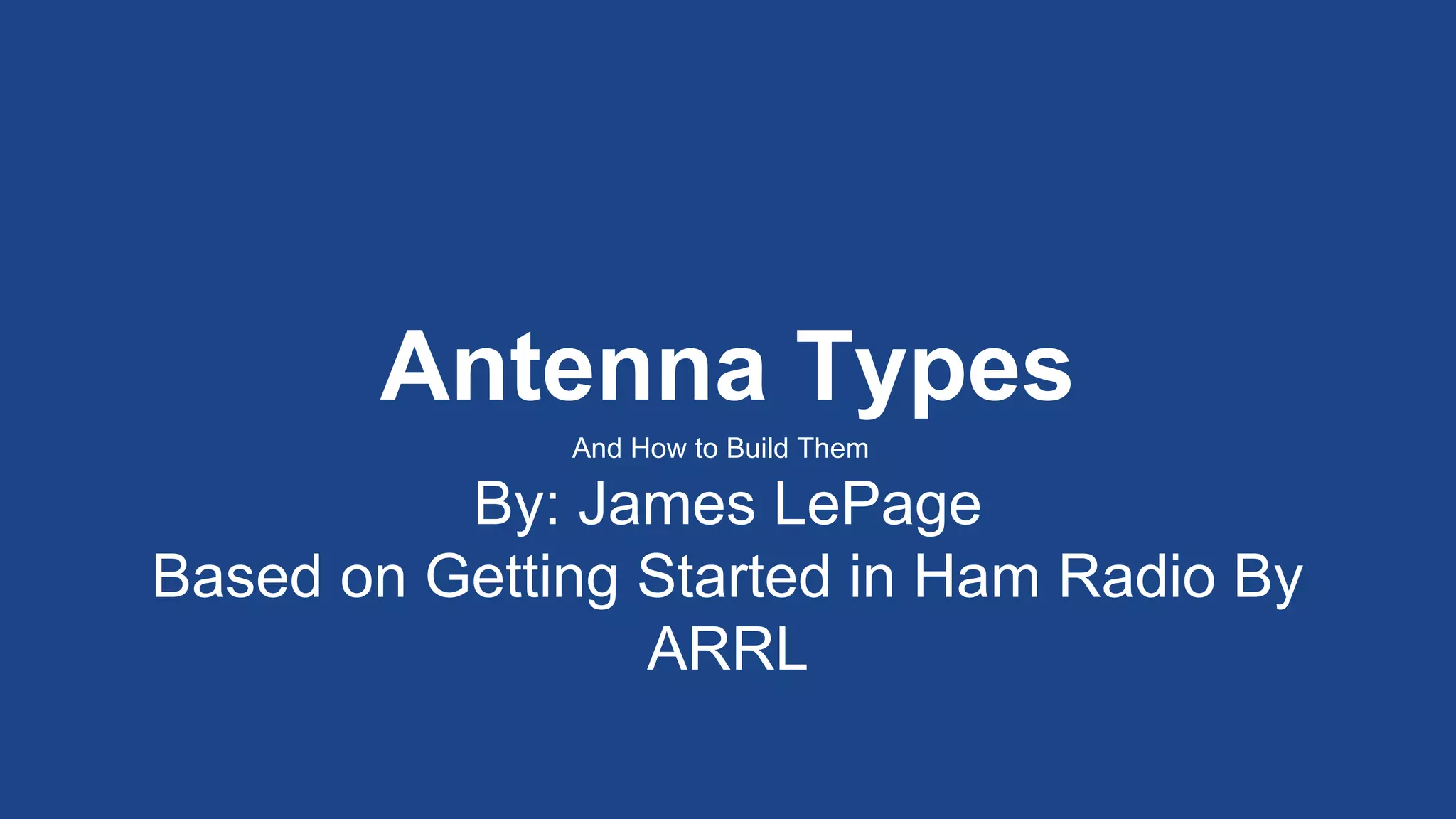 Antenna types | PPT