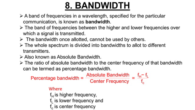 Antenna Types and their impact on the comn sys.pptx