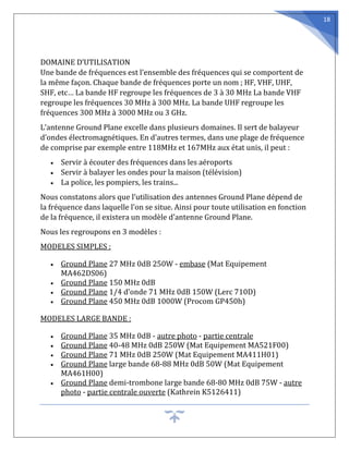 Antenne ground plane | PDF