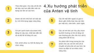 ANTEN LẮP ĐẶT TRÊN VỆ TINH (SMALL ANTENNAS SATELLITES) | PPTX