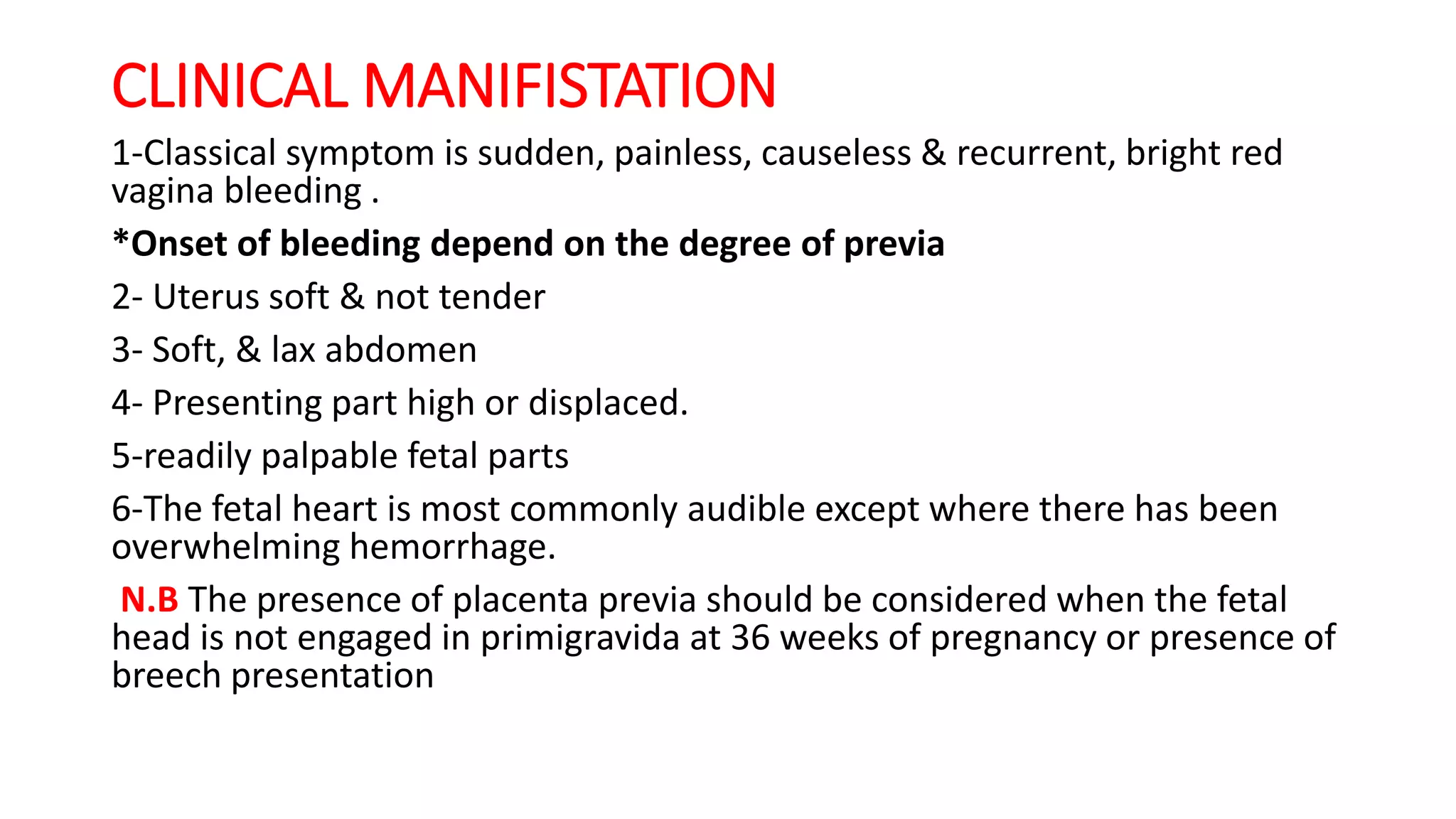 Antepartum BLEEDING | PPTX | Pregnancy | Reproductive Health